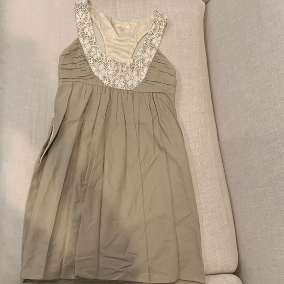 Molly New York | Dresses | Molly New York Linen And Lace Dress | Poshmark